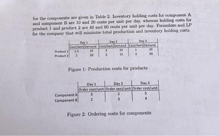 Solved Multilevel Multiperiod Production and Inventory | Chegg.com