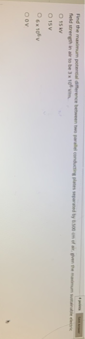 Solved Find the maximum potential difference between two | Chegg.com