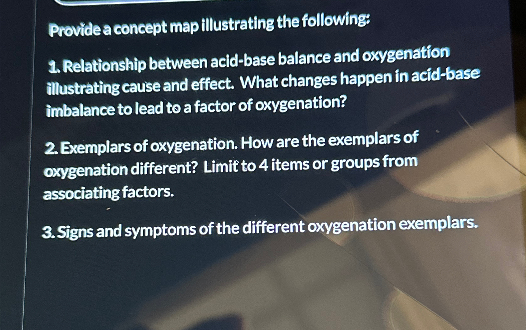 Solved Provide a concept map illustrating the | Chegg.com