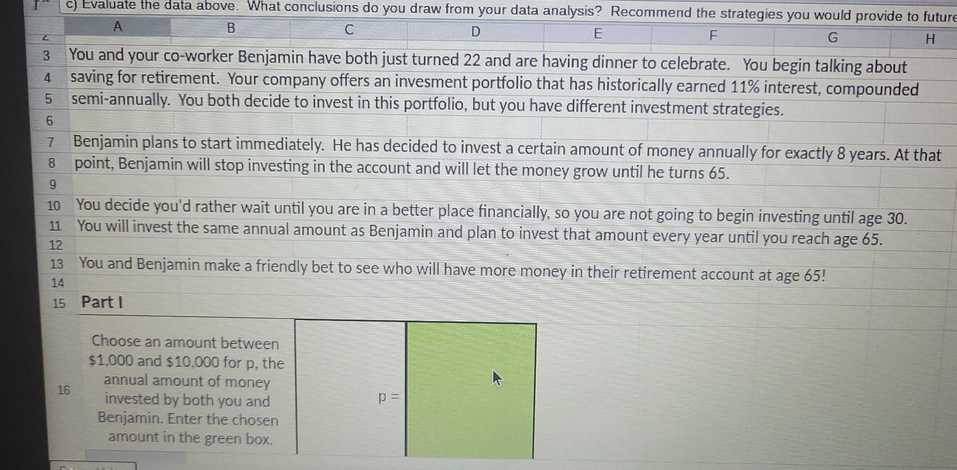 Solved Choose an amount between $1,000 and $10,000 for p, | Chegg.com