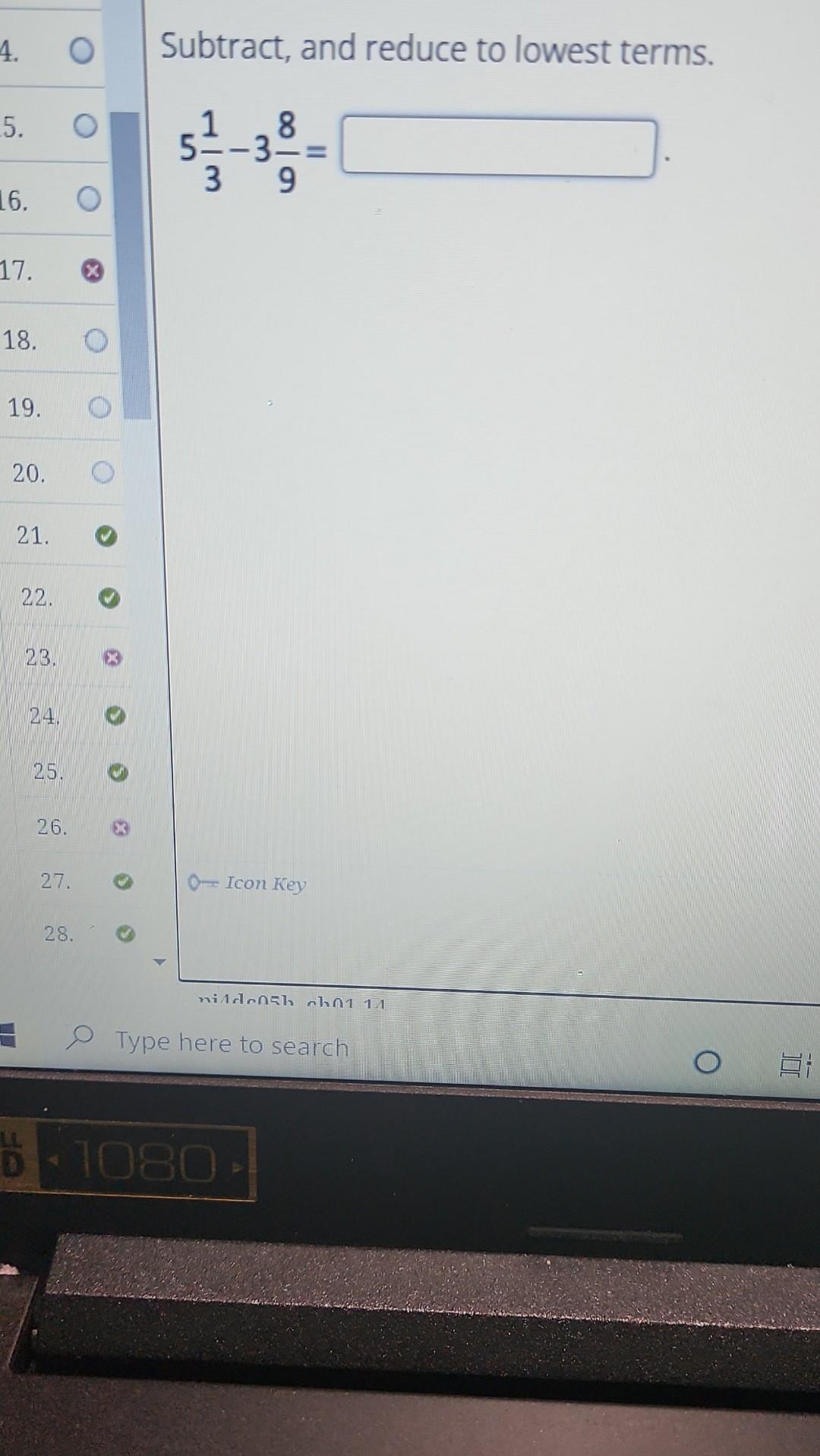Solved Subtract, and reduce to lowest terms. 531−398= | Chegg.com