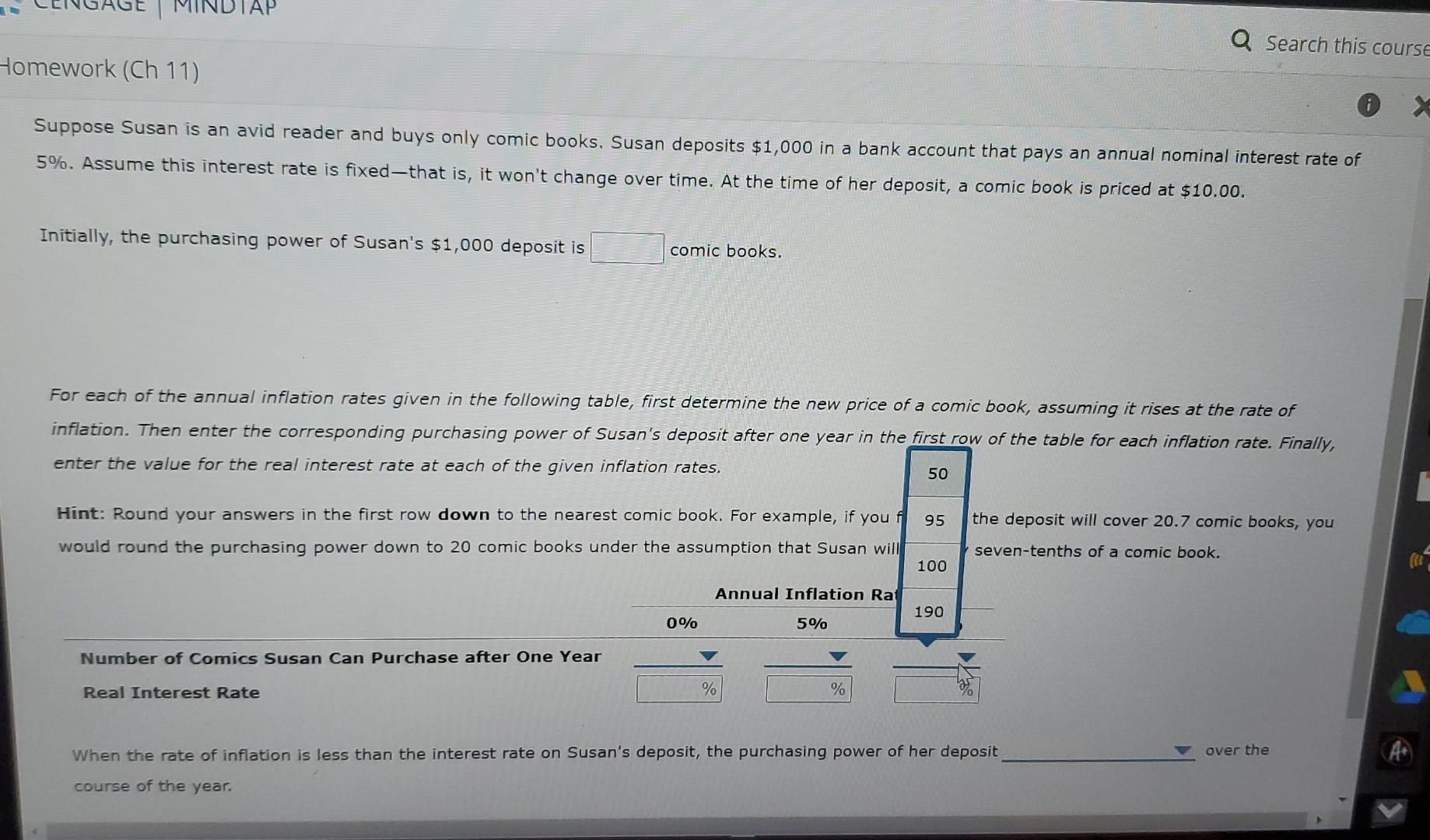Solved CENGAGE MINDTAP Q Search this cours Homework (Ch 11) | Chegg.com