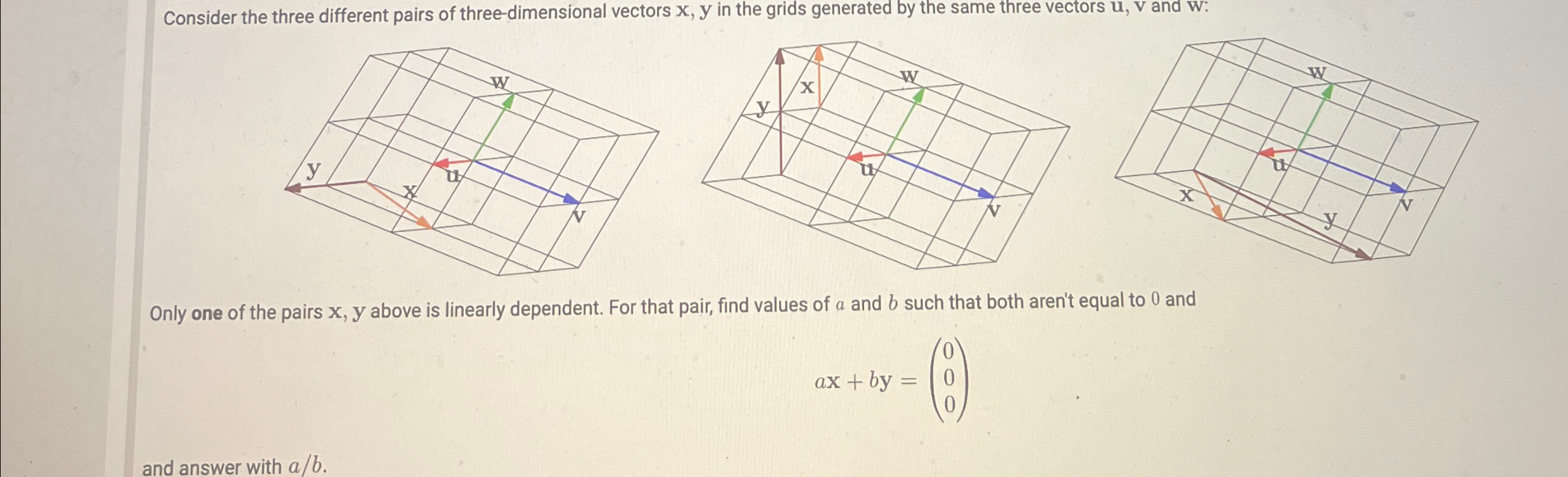 Solved Consider the three different pairs of | Chegg.com
