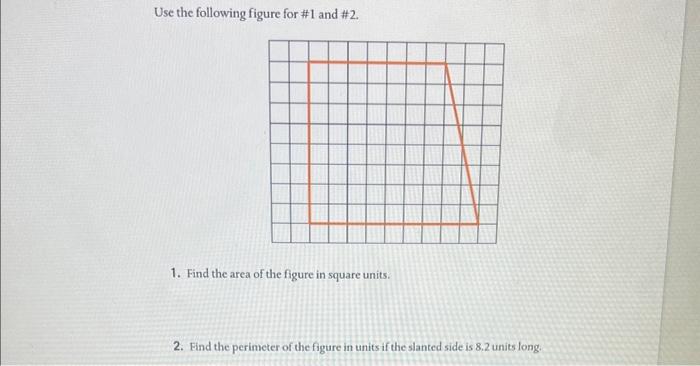 Solved Use the following figure for #1 and #2. 1. Find the | Chegg.com