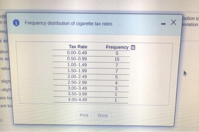 Solved The frequency distribution was obtained using a class | Chegg.com