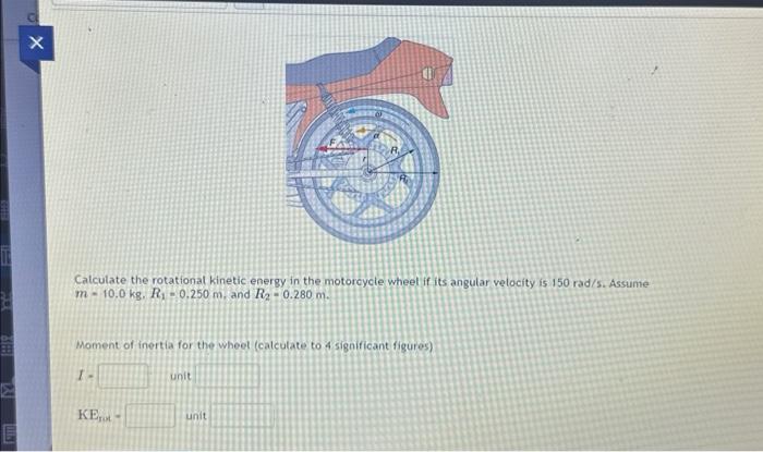 Solved Catculate the rotational kinetic energy in the | Chegg.com