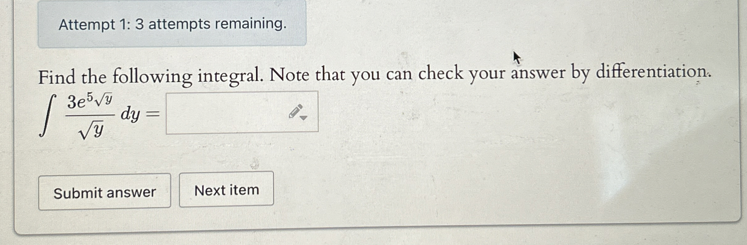 Attempt 1: 3 ﻿attempts remaining.Find the following | Chegg.com