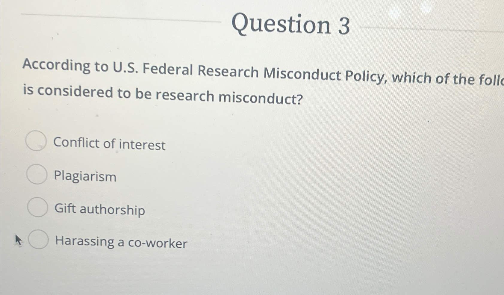 Solved Question 3According to U.S. ﻿Federal Research | Chegg.com