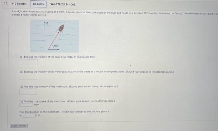 Solved and the f vector poins north.) (a) Express the | Chegg.com