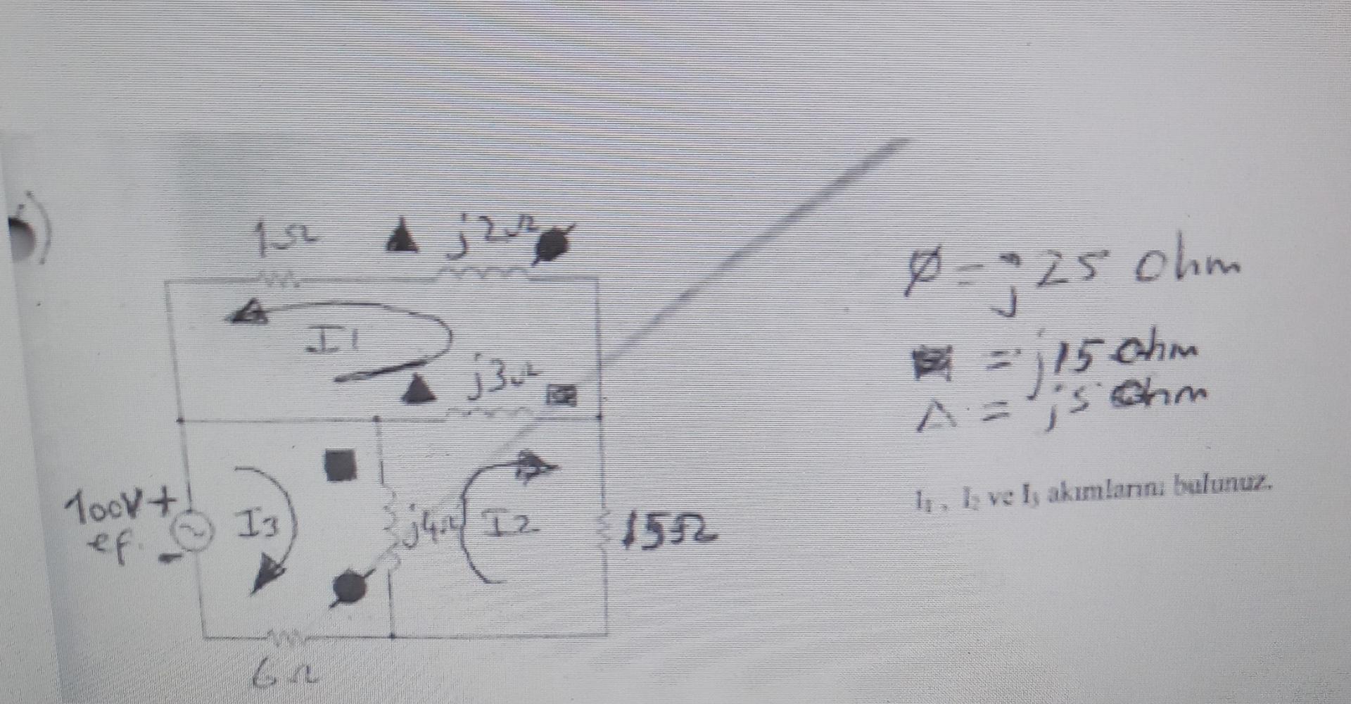 Solved Find I1, ﻿I2, ﻿I3 ? | Chegg.com
