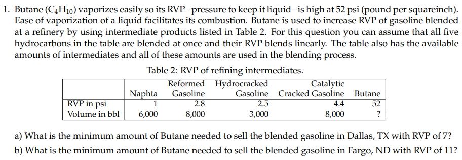 Solved 1. ﻿Butane | Chegg.com