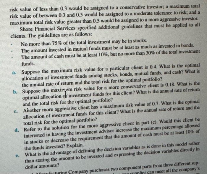 Solved please include the objective function, constraints, | Chegg.com