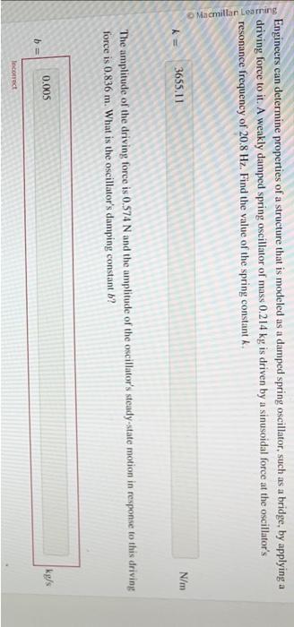 Solved Engineers can determine properties of a structure | Chegg.com