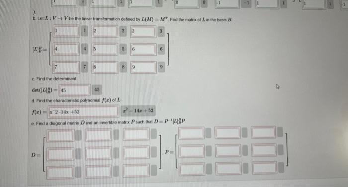Solved A square matrix is mage if the sum of the numbers in | Chegg.com