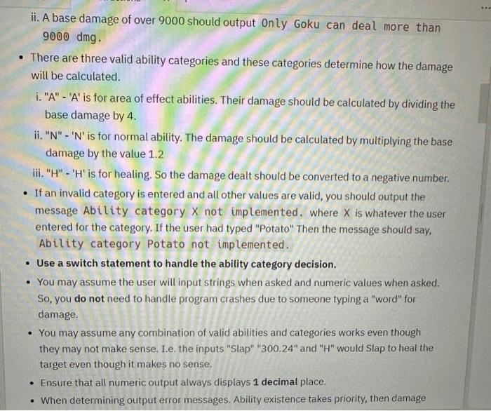 Solved 4. Sample Run 4 Amazing Combat Calculator v1 Enter | Chegg.com