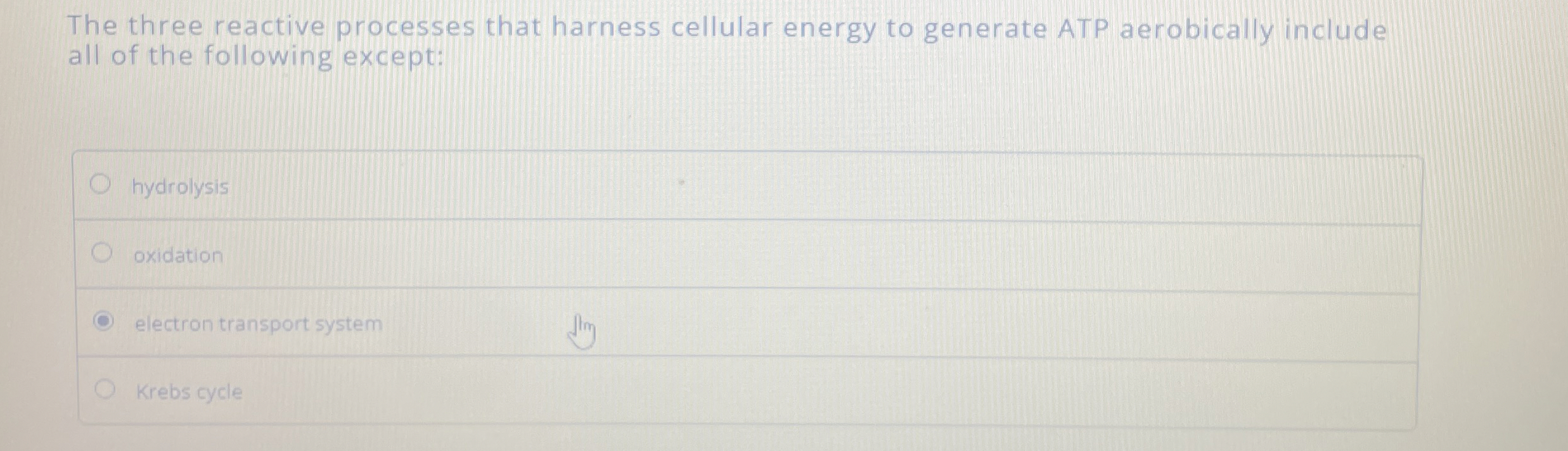 The three reactive processes that harness cellular | Chegg.com