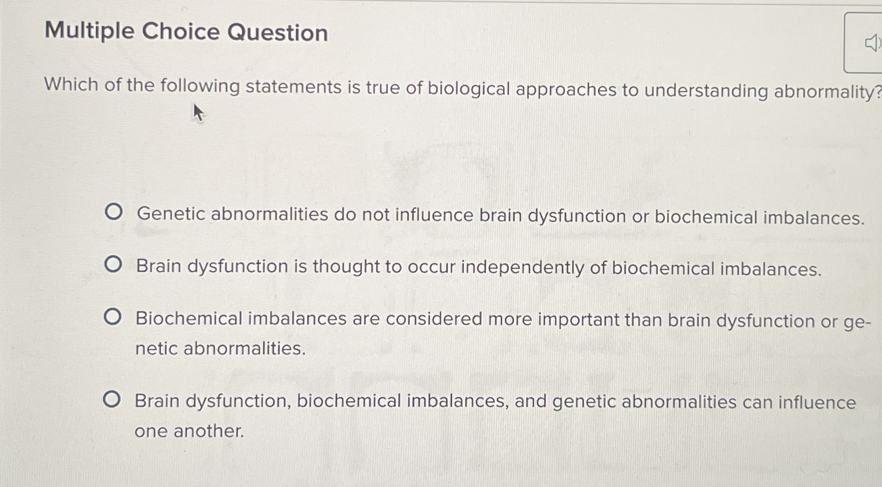 Solved Multiple Choice QuestionWhich of the following | Chegg.com