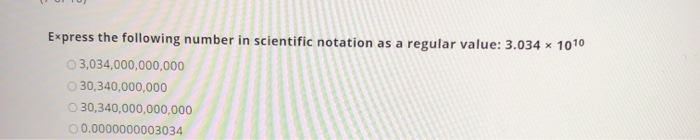 Solved Express the following number in scientific notation | Chegg.com