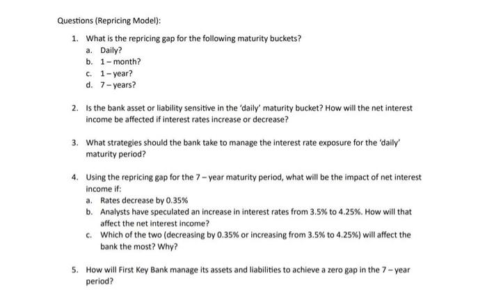 Solved First Key bank is looking to manage their balance | Chegg.com