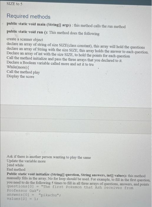 Solved Objectives Practice working with arrays Problem Write | Chegg.com