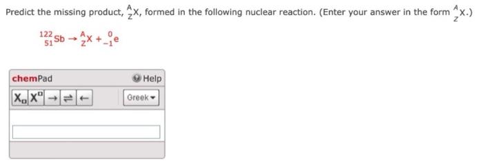 Solved Predict the missing product, zAX, formed in the | Chegg.com