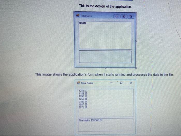 Solved using visual studio 2019. my listbox is named lstData | Chegg.com