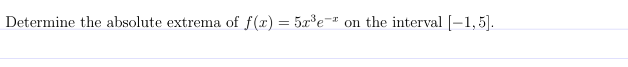 Solved Determine the absolute extrema of f(x)=3xx2+1 ﻿on the | Chegg.com