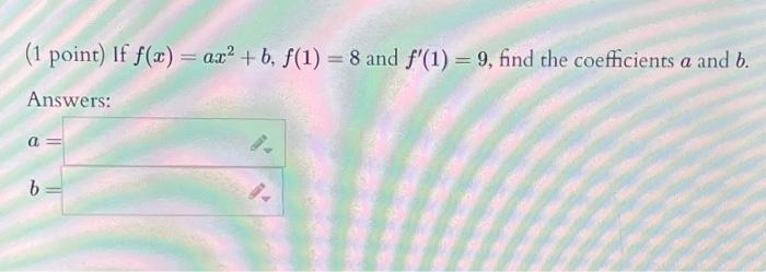 Solved If f(x)=7+5x−5x2, find the equation of the line | Chegg.com