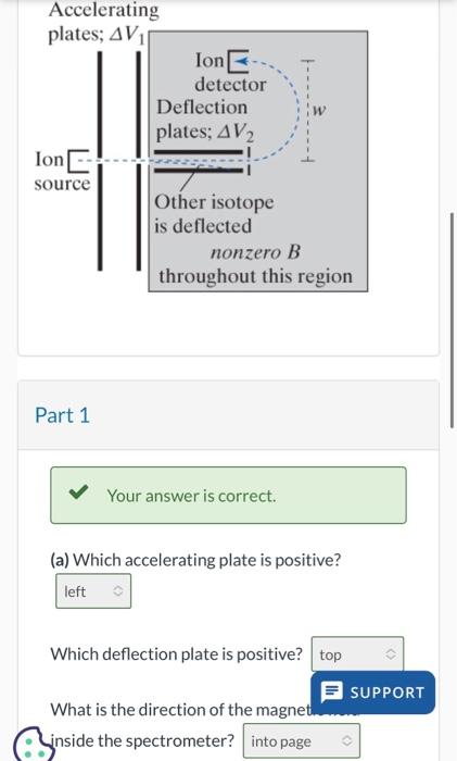 Solved (a) Which accelerating plate is positive? Which | Chegg.com