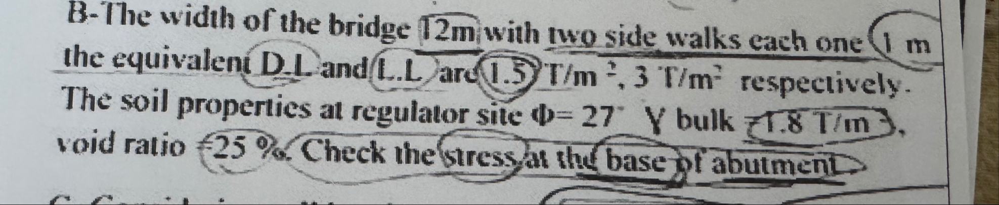 Solved Question on Box culvertB-The width of the bridge 12 | Chegg.com