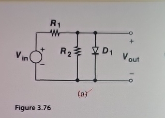 Solved | 3.24. ﻿Plot the currents flowing through R1 ﻿and D1 | Chegg.com