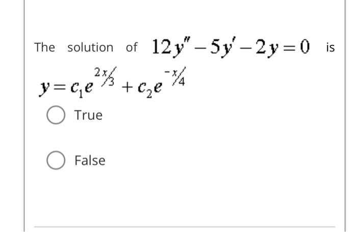 Solved The equation x2y′′−xy′+y=2x,x>0 has the solution | Chegg.com