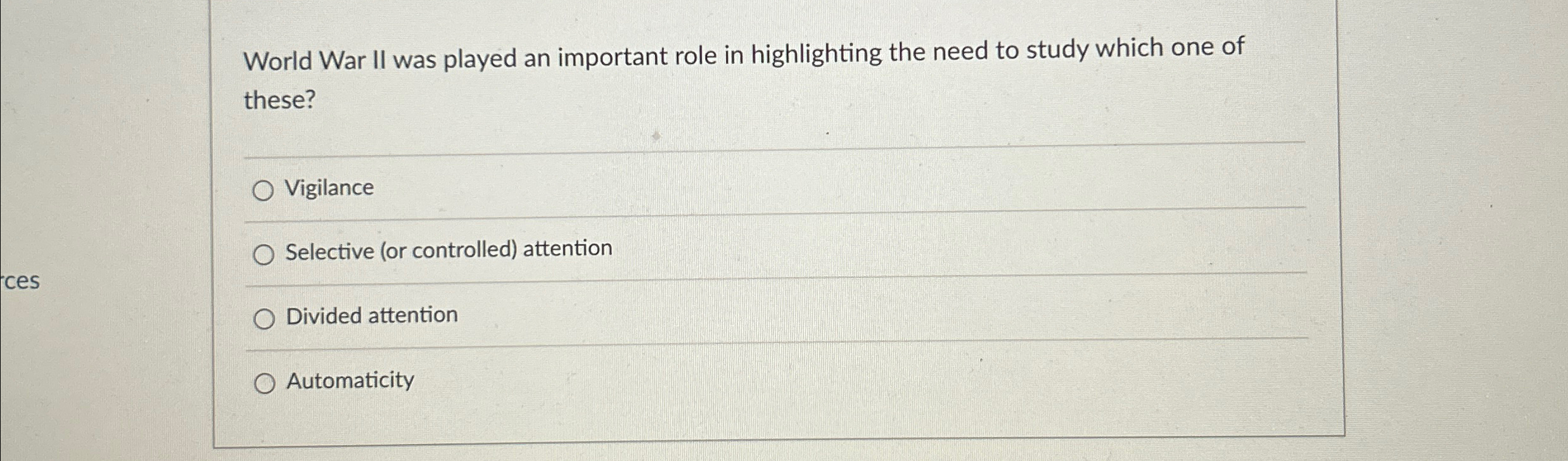 Solved World War II was played an important role in | Chegg.com