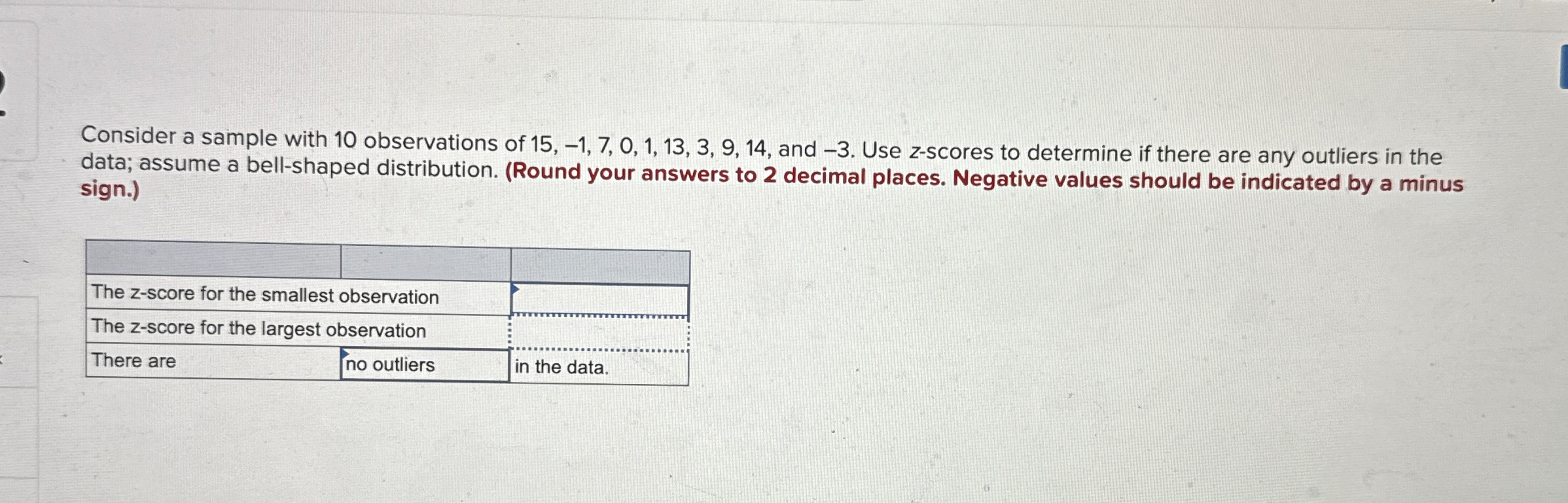 Solved Consider a sample with 10 ﻿observations of | Chegg.com