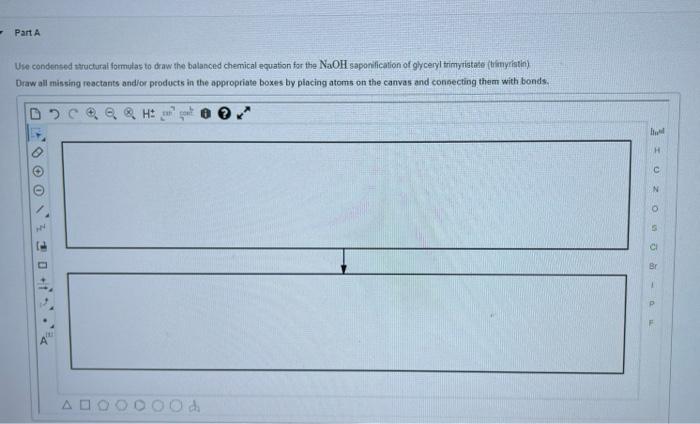 Solved Use line-angle formulas to draw the balanced chemical | Chegg.com