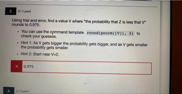 Solved Using trial and error, find a value V where "the | Chegg.com