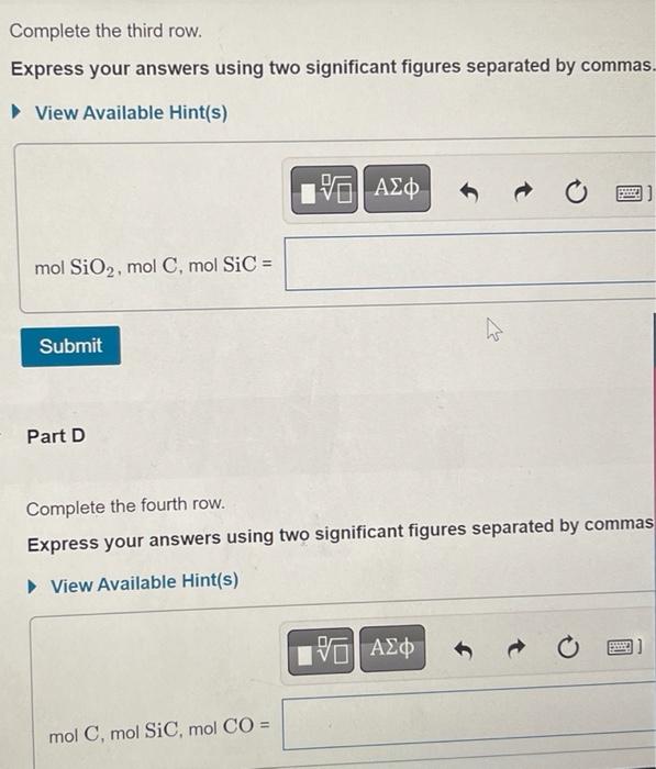 Solved Consider the balanced equation SiO2( | Chegg.com