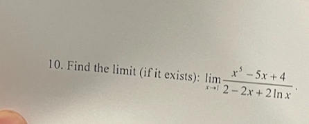Solved Find the limit (if it exists): | Chegg.com