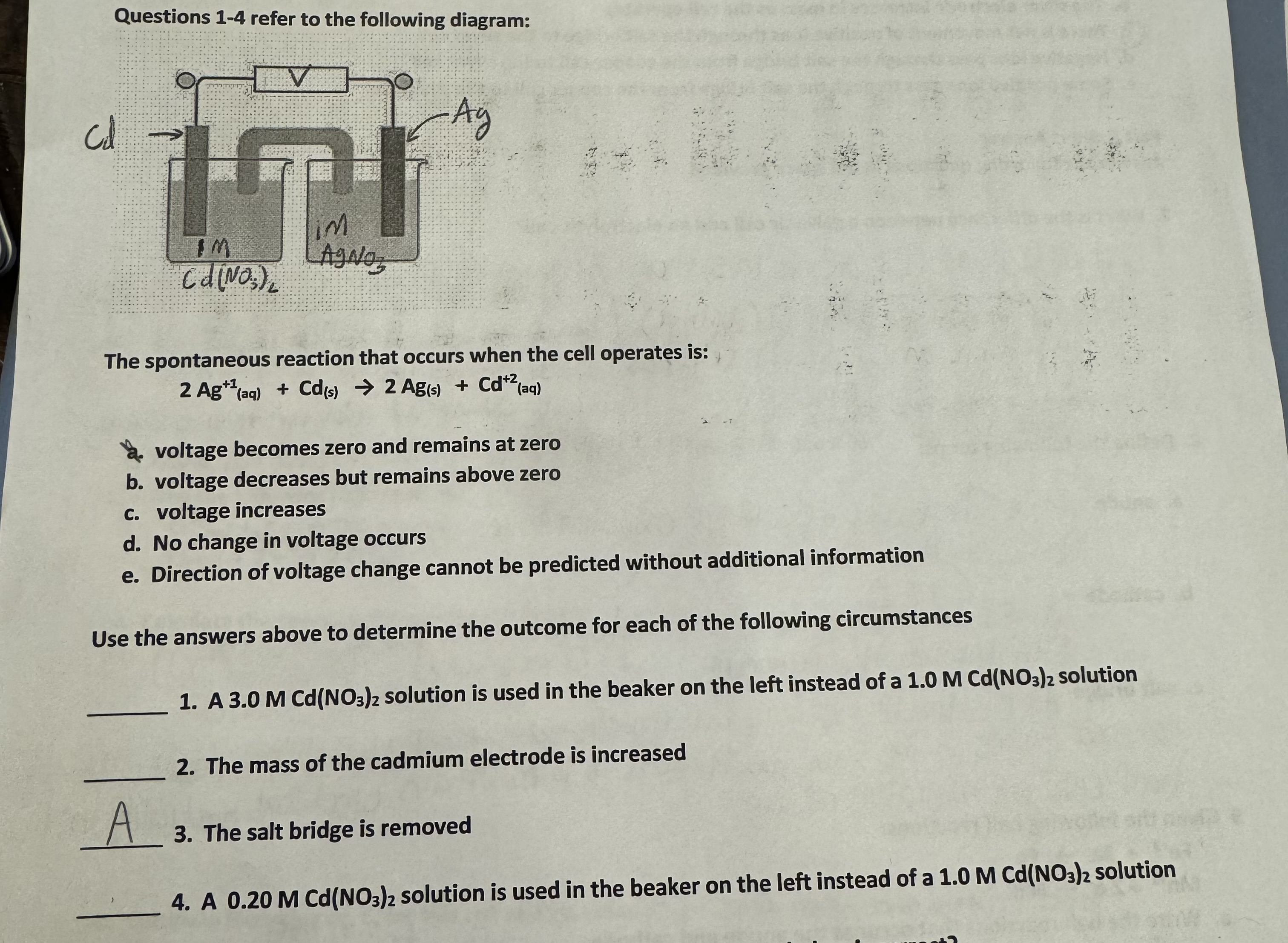Solved Questions 1-4 ﻿refer to the following diagram:The | Chegg.com