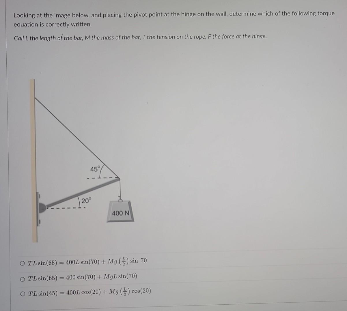 Solved Looking at the image below, and placing the pivot | Chegg.com