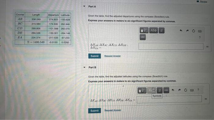 Solved Given the table: find the adfustod dopartures using | Chegg.com