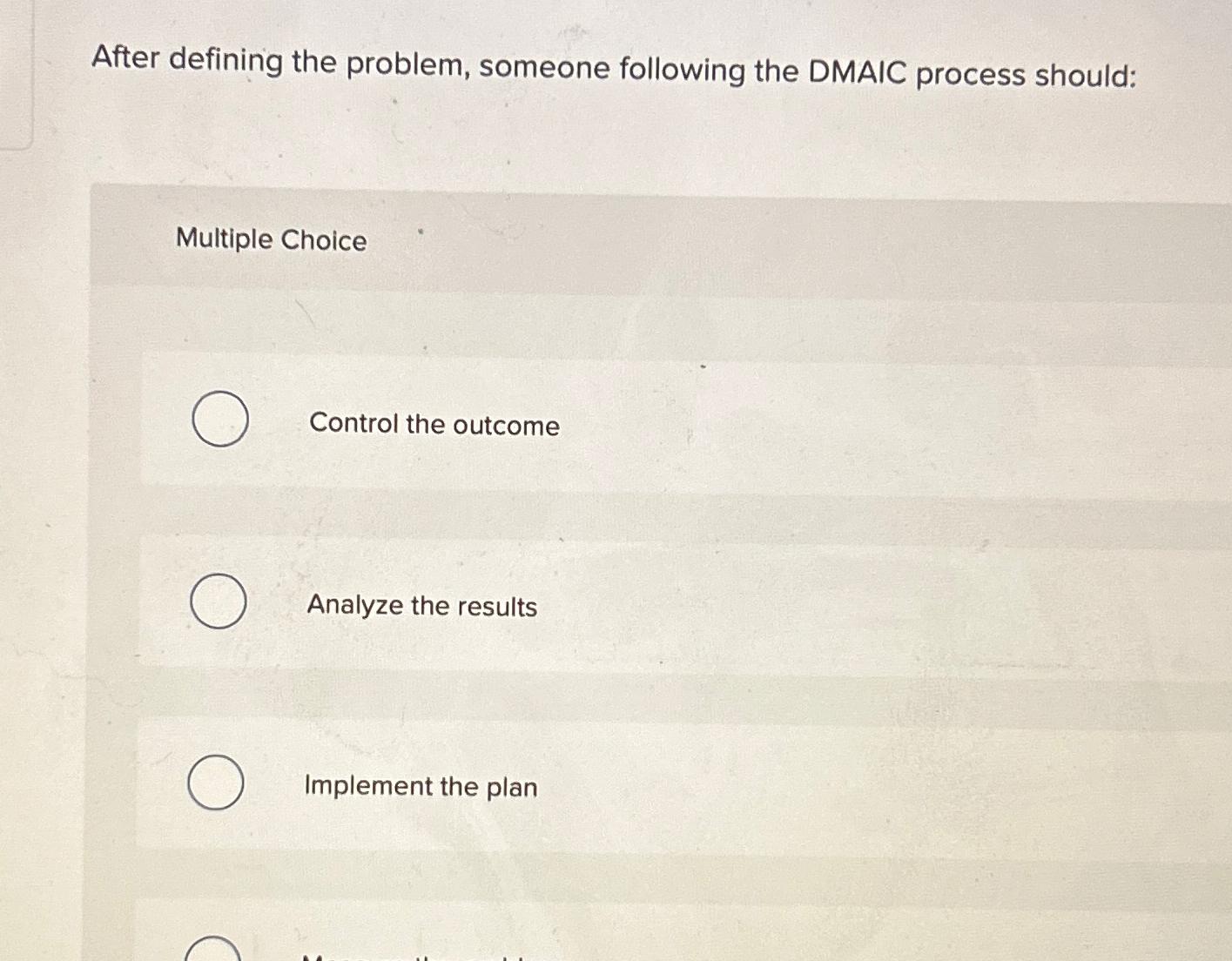 Solved After defining the problem, someone following the | Chegg.com