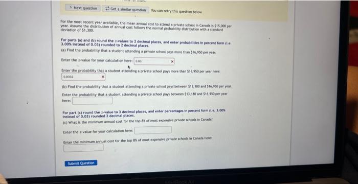 For the most recent year arailable, the mean amual | Chegg.com