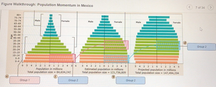 Solved Part A The figure shows population momentum in | Chegg.com