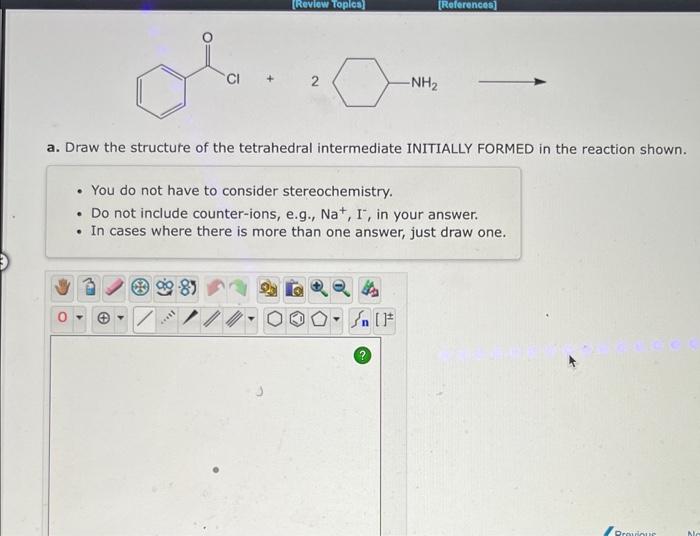 Solved a. Draw the structure of the tetrahedral | Chegg.com