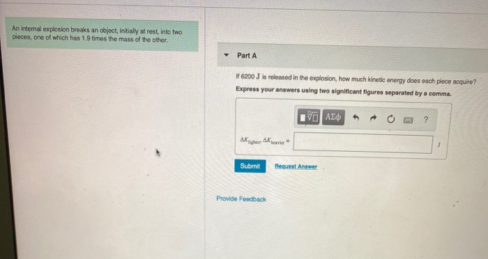 Solved An internal explosion breaks an object, initially at | Chegg.com