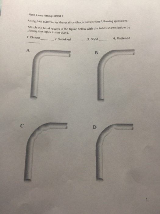 Solved Fluid Lines Fittings 8080 2 Using FAA 8080 ng FAA | Chegg.com