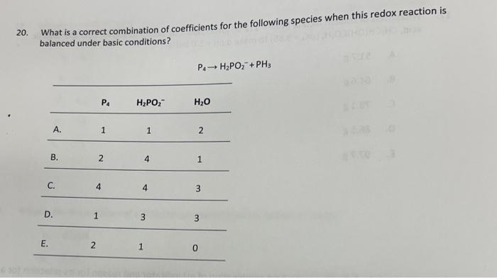 Solved 19. What is the oxidation state of P in each of the | Chegg.com