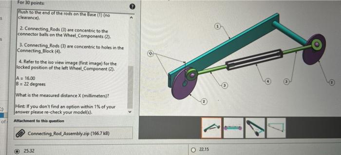 Solved E10402. Modify this assembly in SOLIDWORKS | Chegg.com