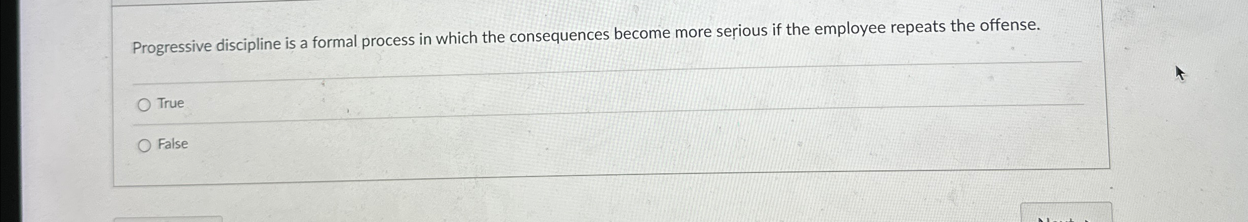 Solved Progressive discipline is a formal process in which | Chegg.com